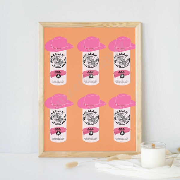 Preppy Prints Wall Art Alcohol - Etsy