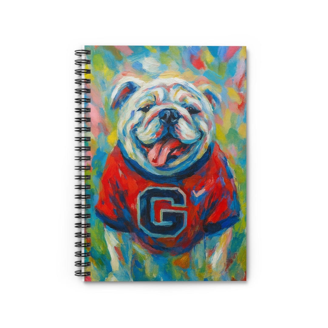 University of Georgia Bulldog Spiral Notebook - Ruled Line, Preppy ...
