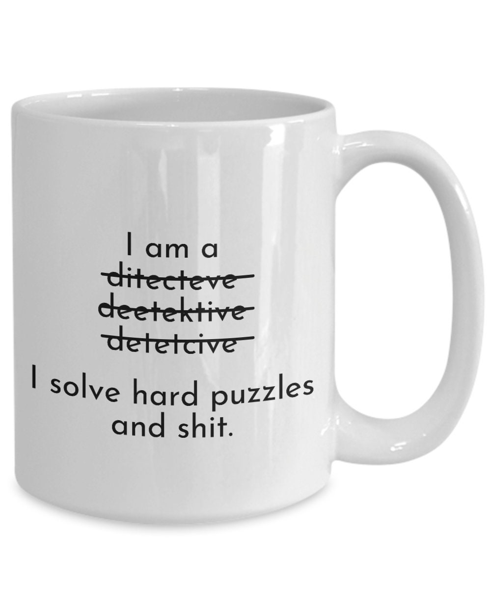 Detective Dad Mug- Future Police Detective Coffee Cup, Detective ...