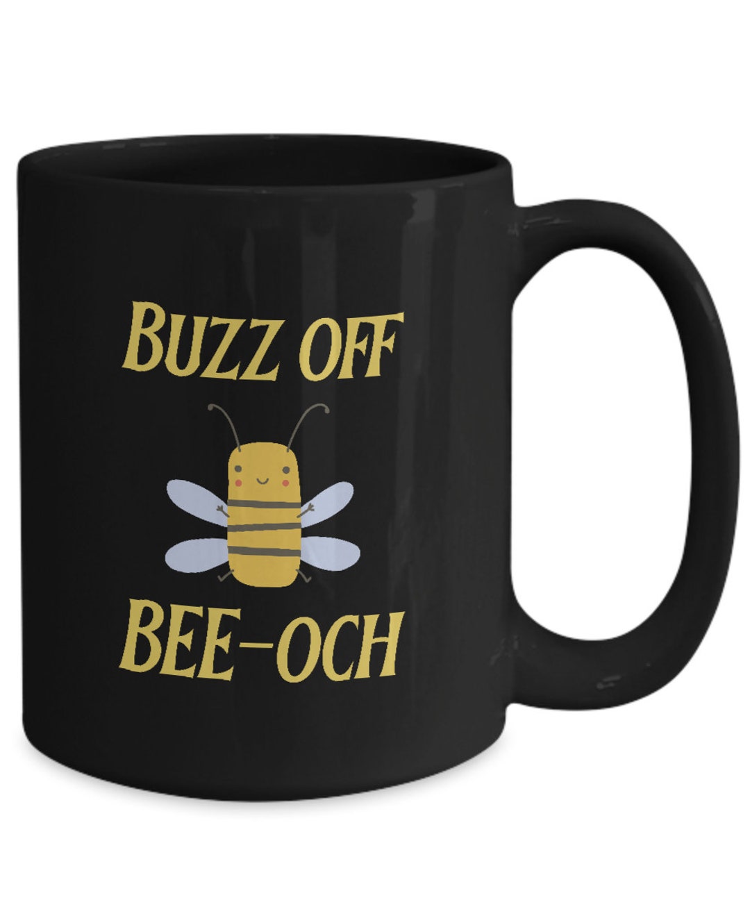 Buzz off Mug- Funny Bee Keeper Coffee Cup, Entomology Gifts, Bee ...