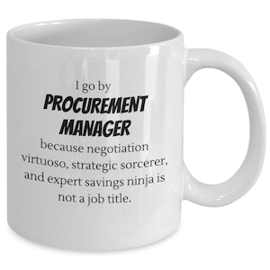 Procurement Manager Mom Mug- Procurement Curse Words, Sourcing Manager ...