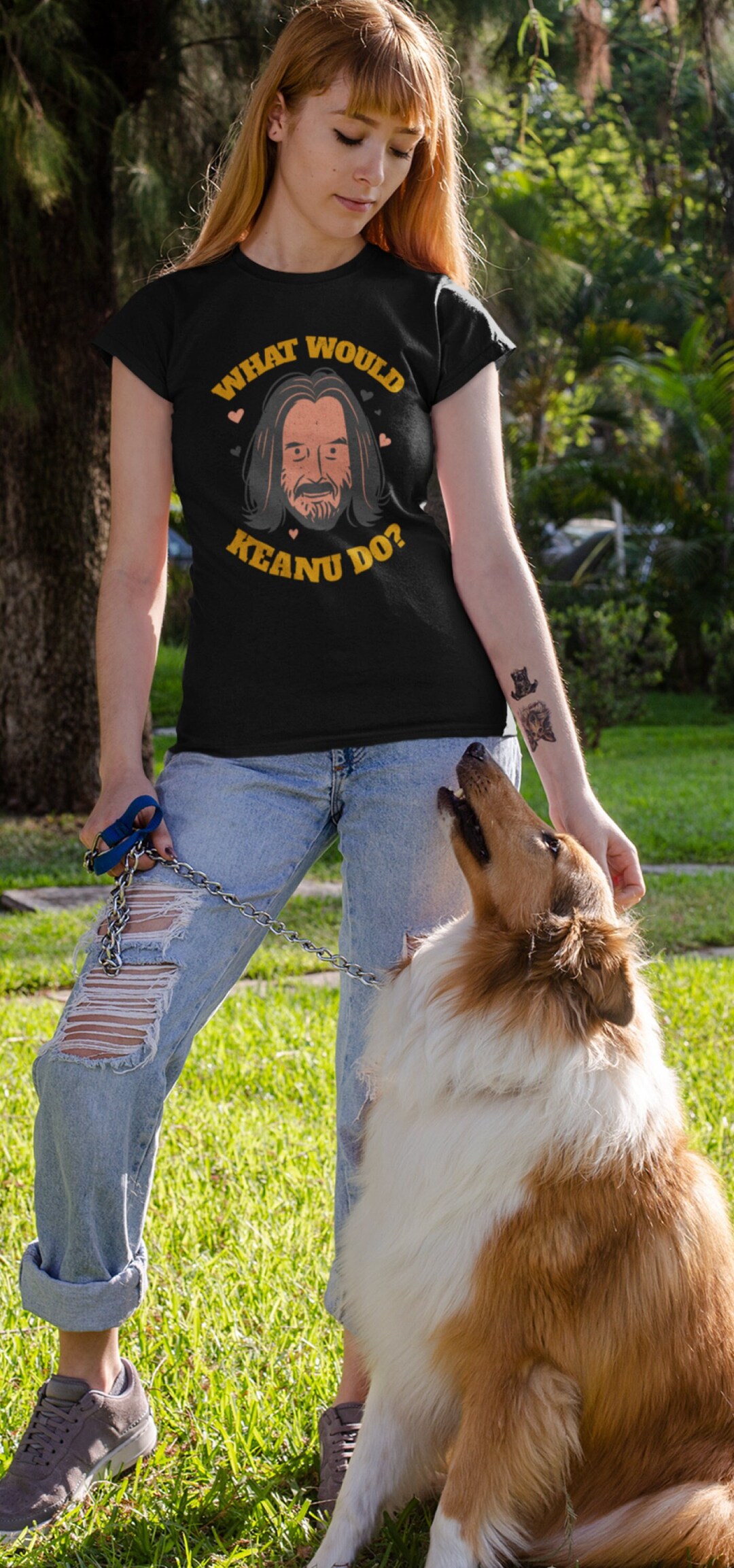 Funny Keanu Reeves T-shirt- Funny What Would Keanu Do Tee for ...