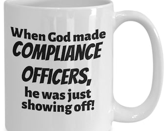 Compliance Officer Mug Coworker Gift Idea Funny Gag for Job - Etsy