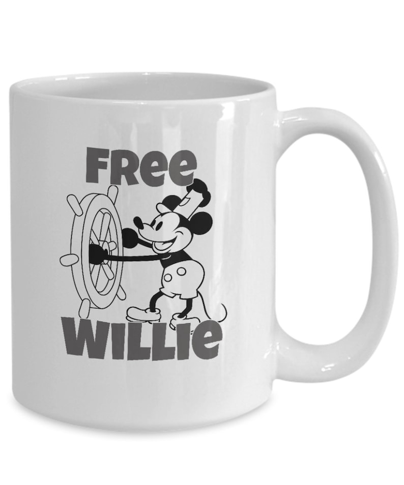 Steamboat Willie Mug Public Domain Throwback Nostalgia Movie Coffee Cup ...