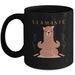 Llama Yoga Mug, Llamaste ॐ Ohm Coffee Cup, Funny Llama Mama Yoga Gift ...