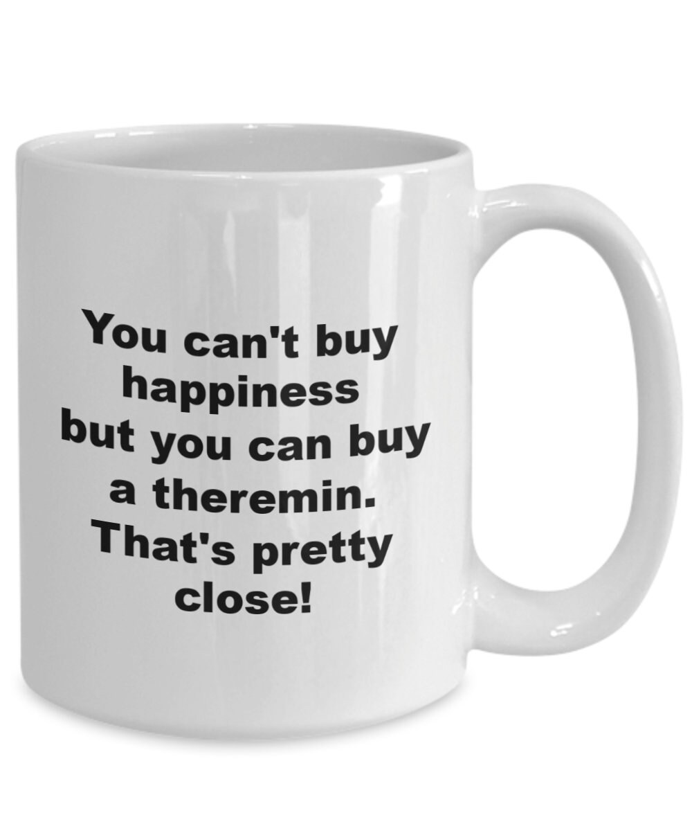 Thereminist Mug You Can't Buy Happiness but You Can Buy - Etsy UK