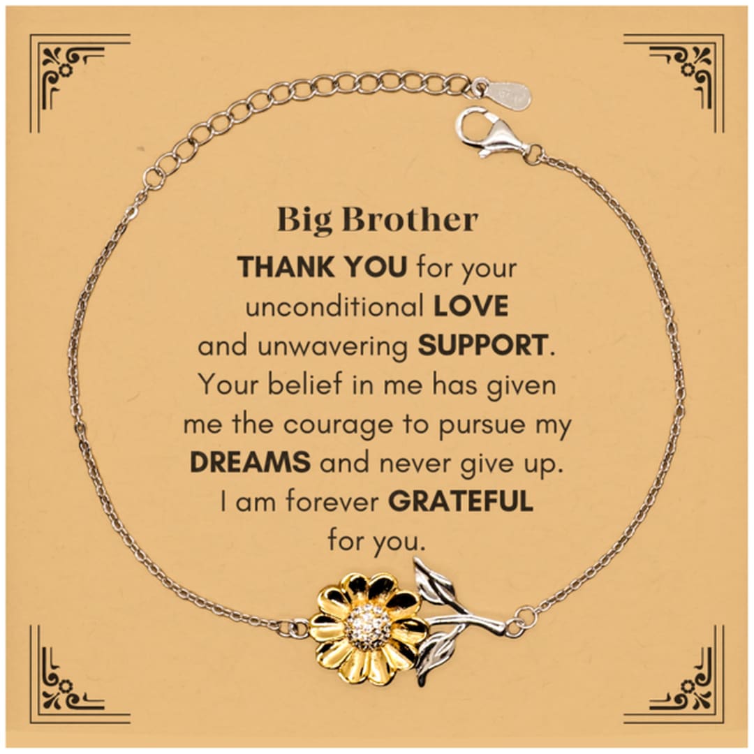 Big Brother Grateful Gifts, Thank You for Your Unconditional Love ...