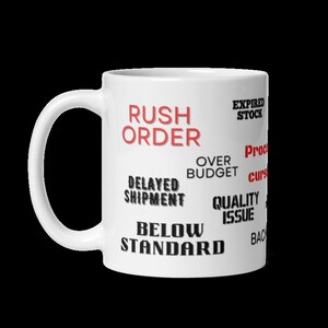 Procurement Manager Dad Mug- Procurement Curse Words, Purchasing ...