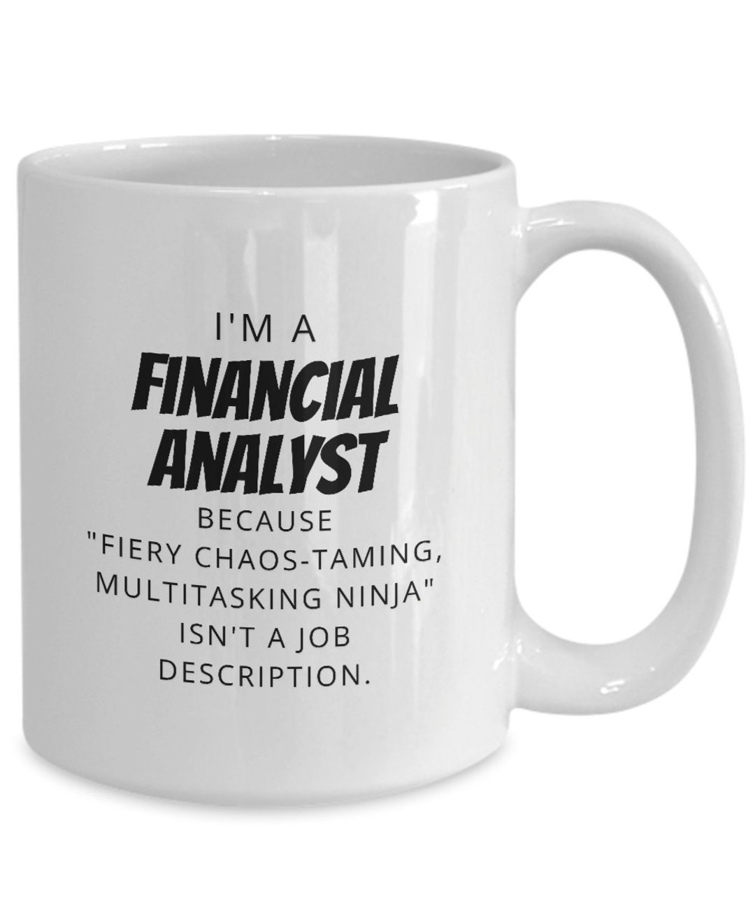 Financial Analyst Dad Mug, Funny Securities Analyst Mom Coffee Cup ...
