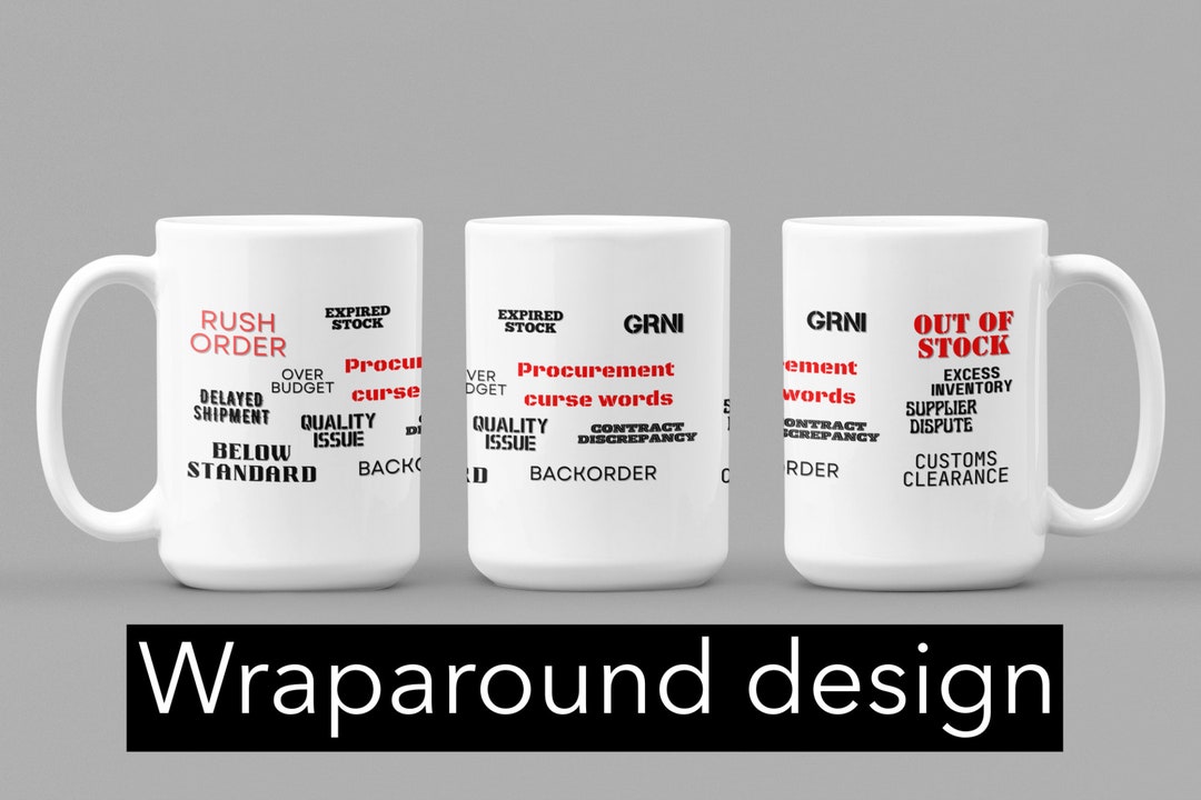 Procurement Manager Dad Mug- Procurement Curse Words, Purchasing ...