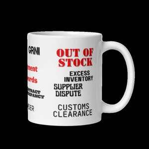 Procurement Manager Dad Mug- Procurement Curse Words, Purchasing ...