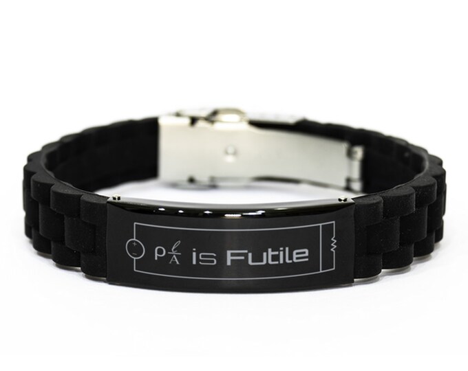 Resistance is Futile Clasp Bracelet, Electrical Engineer Gifts ...