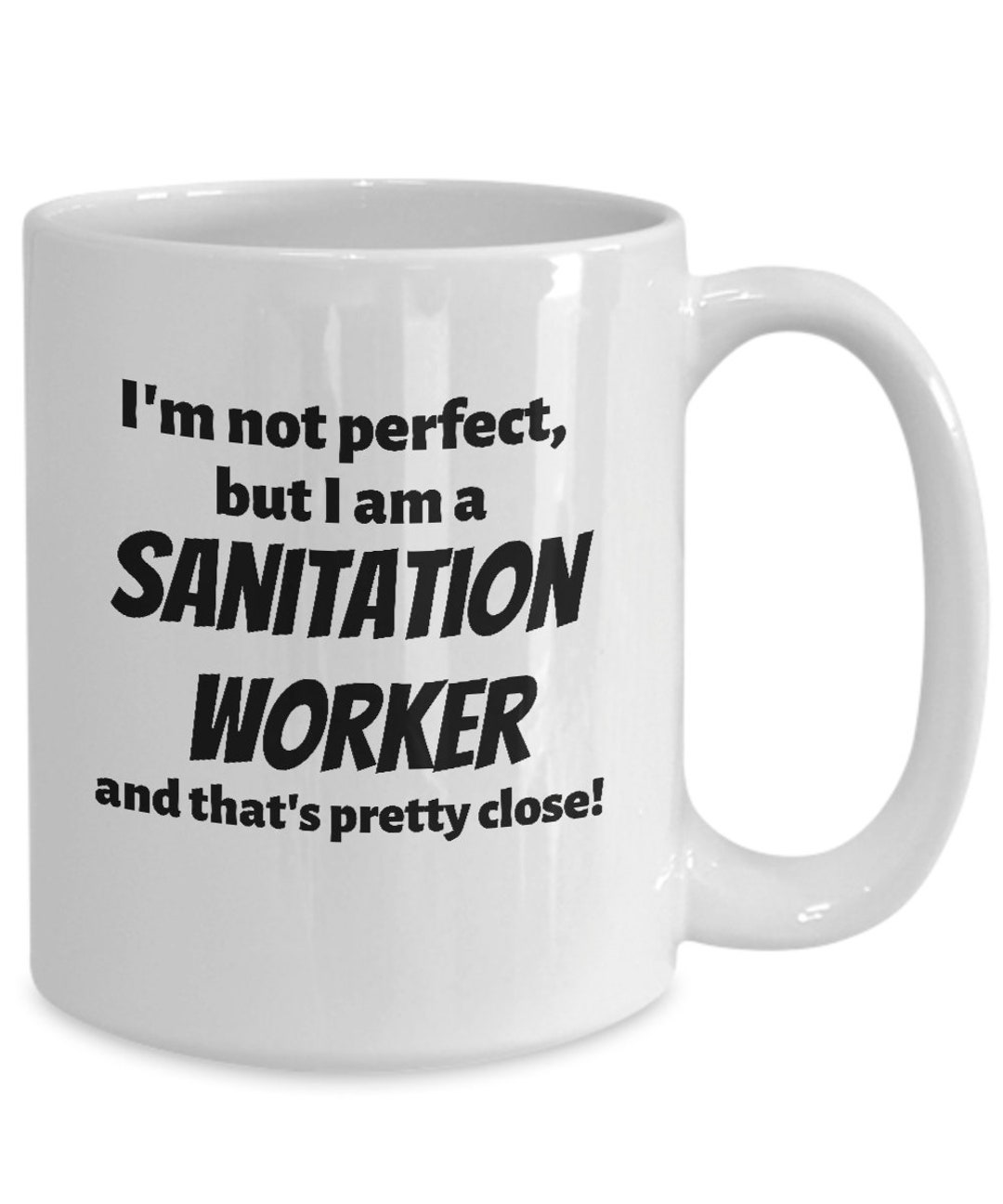 Sanitation Worker Dad Mug- Future Garbage Man Present, Garbage ...