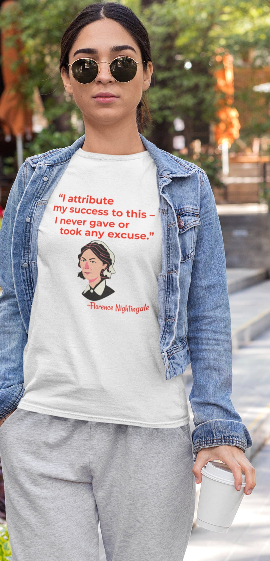 Florence Nightingale Quote T-shirt- Inspirational Nurse Life Sweatshirt ...