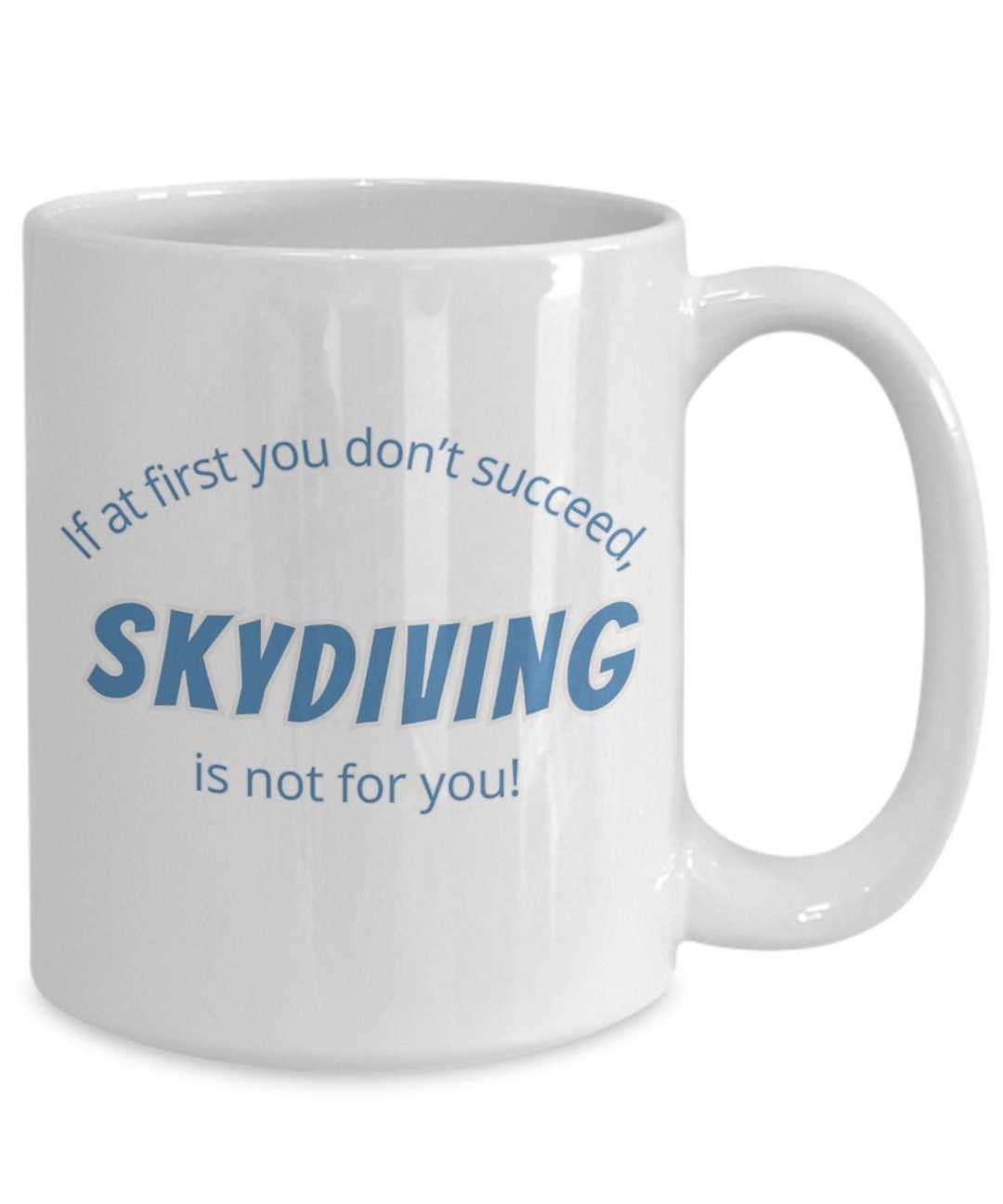 Skydiving Mug, Skydiver Coffee Cup, Paragliding Gift, Skydiving ...
