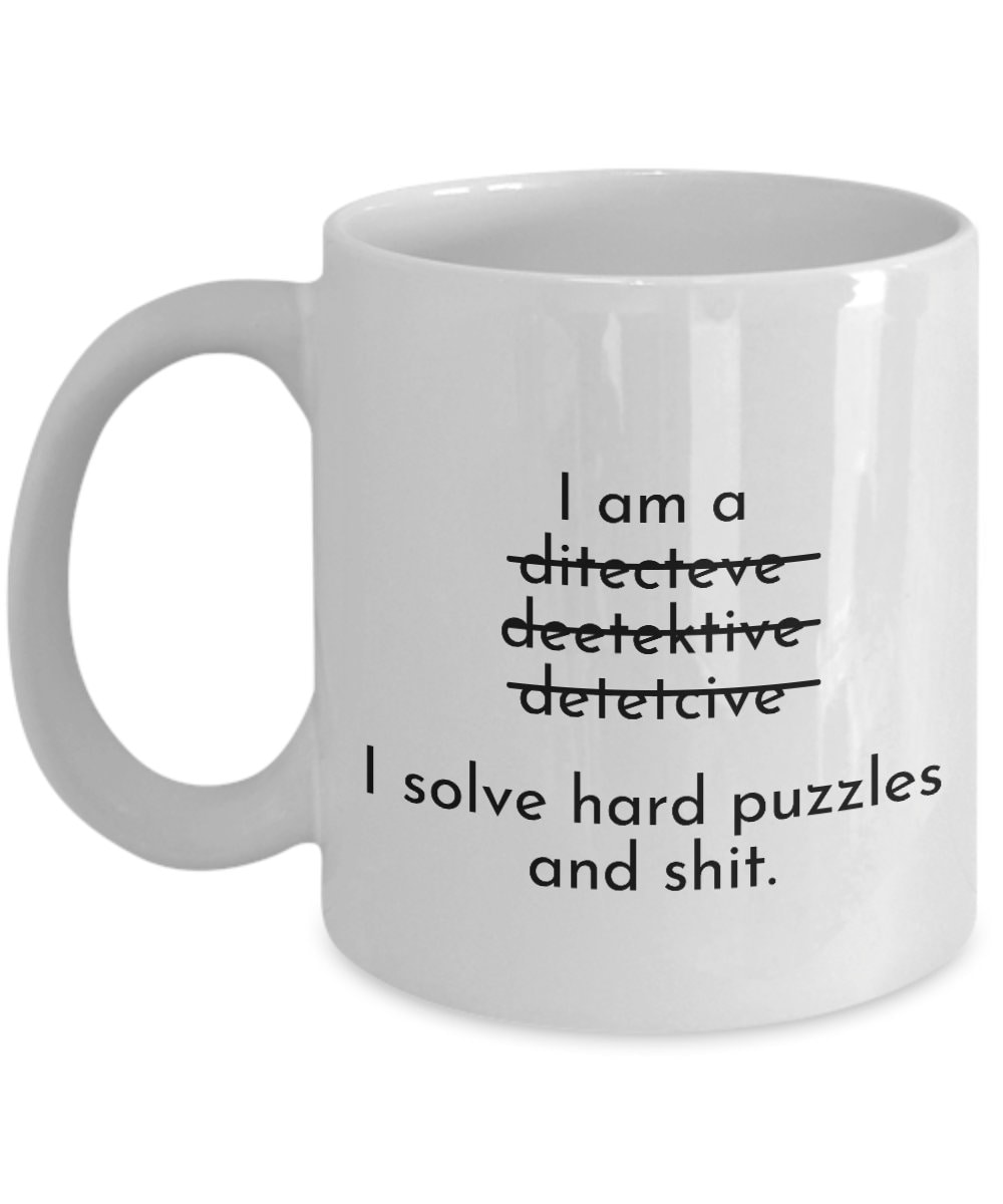 Detective Dad Mug Future Police Detective Coffee Cup, Lieutenant Gifts ...