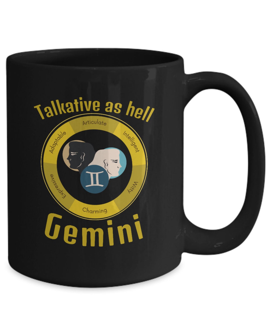Inspiring Gemini Zodiac Mug, Gemini Coffee Cup, Horoscope Gifts, Gemini ...