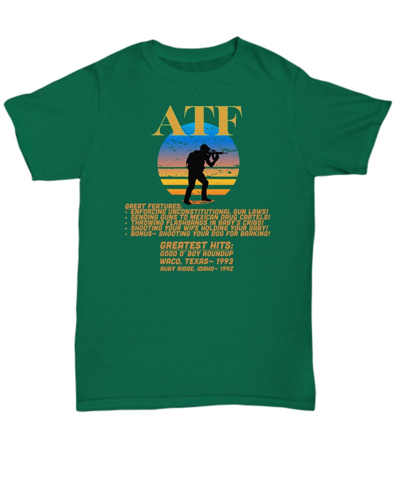 Abolish the ATF T-shirt Libertarian Ruby Ridge Shirt Waco - Etsy
