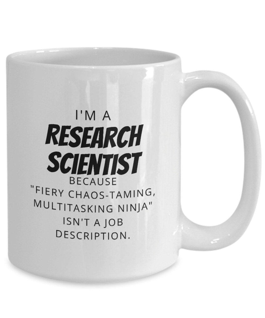 Research Scientist Dad Mug, Funny Researcher Mom Coffee Cup, Future ...