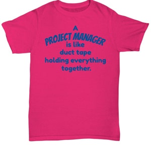 Project Manager T-shirt- Scrum Master Shirt, Project Coordinator Gifts ...