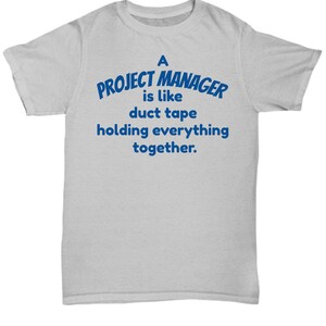 Project Manager T-shirt- Scrum Master Shirt, Project Coordinator Gifts ...