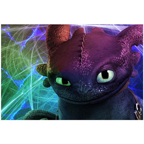 Toothless Embroidery - Etsy