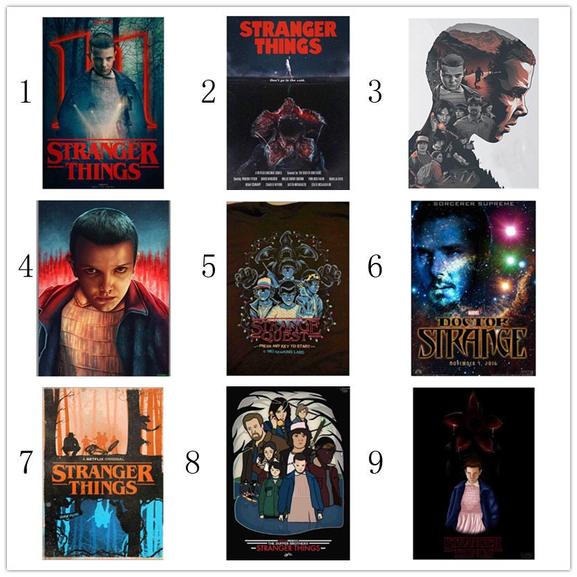 5D DIY Diamond Painting Stranger Things Full Square or Round - Etsy