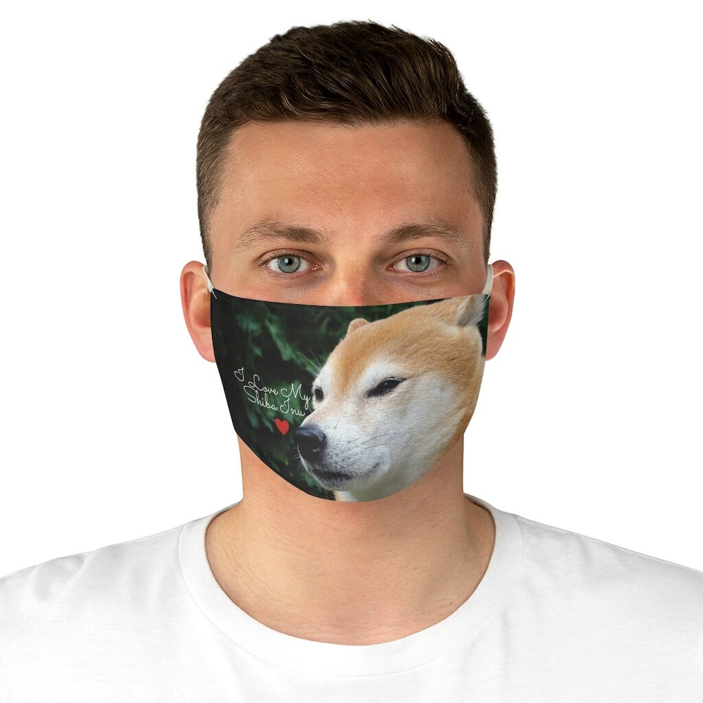 Shiba Inu Face Mask Japanese Shiba Unu Dog Breed Shiba Dog | Etsy UK