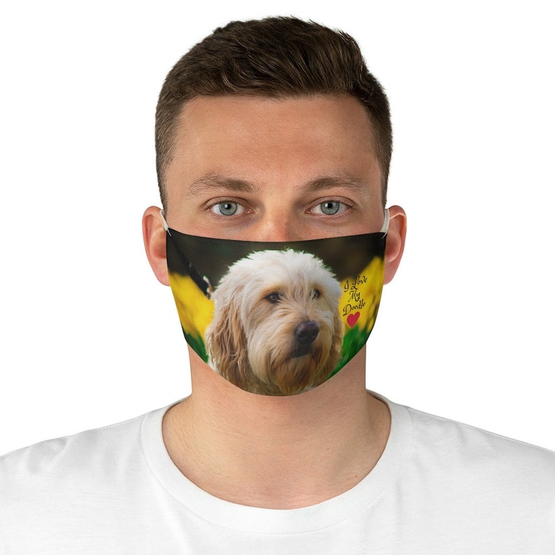 Golden Doodle Face Mask Goldendoodle Face Mask Golden Doodle | Etsy