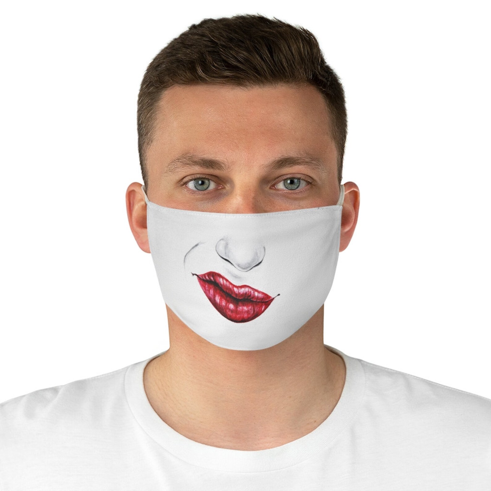 Red Lips Sexy Face Mask Red Lipstick Mask Red Lips Mask | Etsy