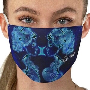 Gemini Face Mask Gemini Zodiac Gemini Gifts Gemini Mask | Etsy