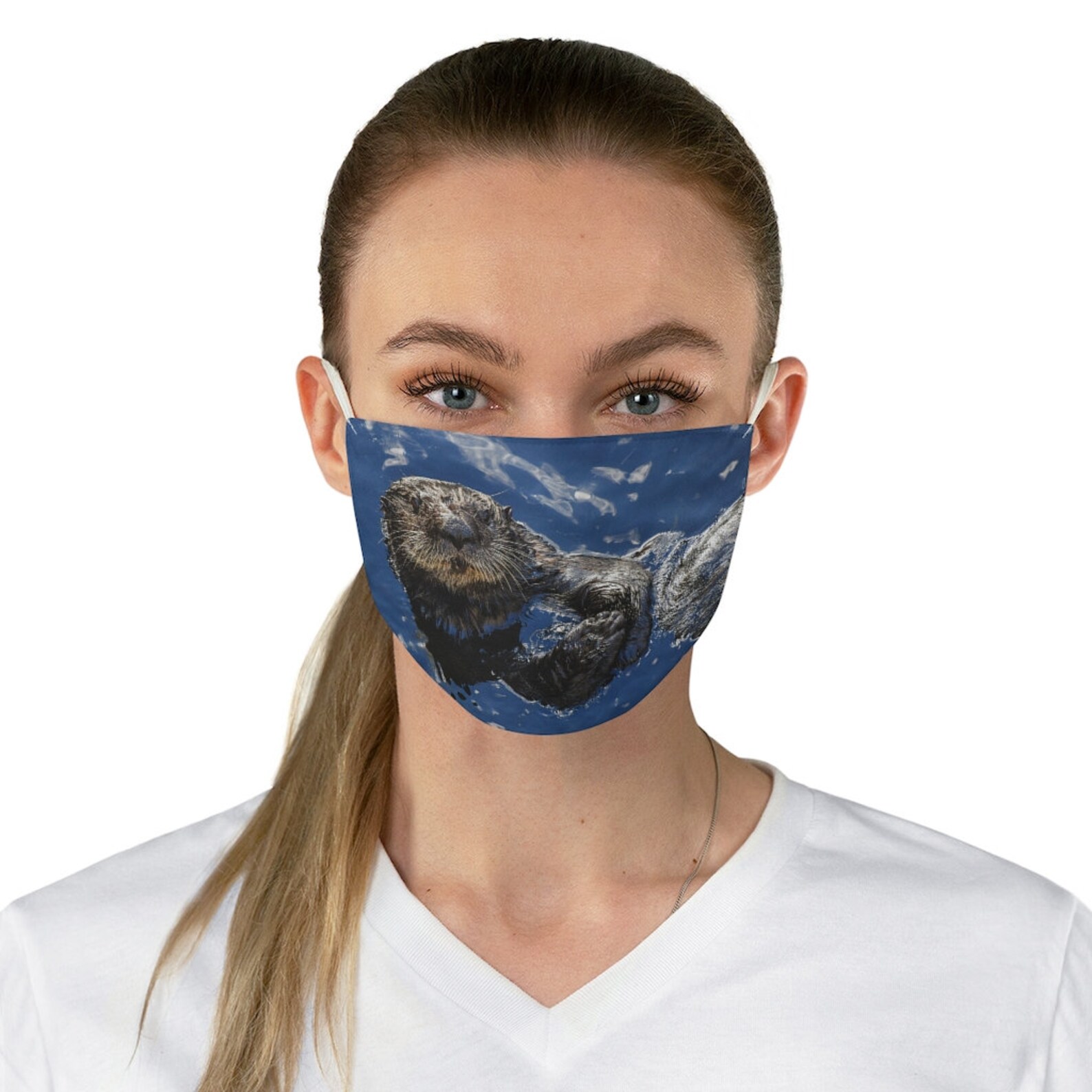 Otter Face Mask Sea Otter Mask Sea Otter Gifts Ocean Face | Etsy