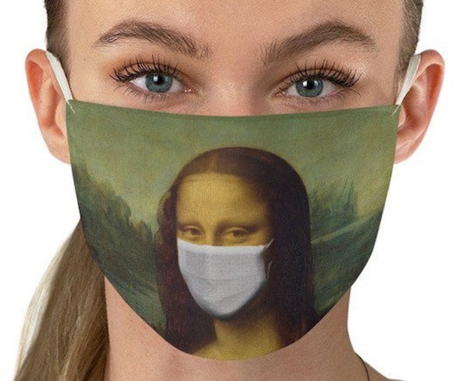 Mona Lisa Leonardo da Vinci Art Face Mask Unique Face Mask | Etsy