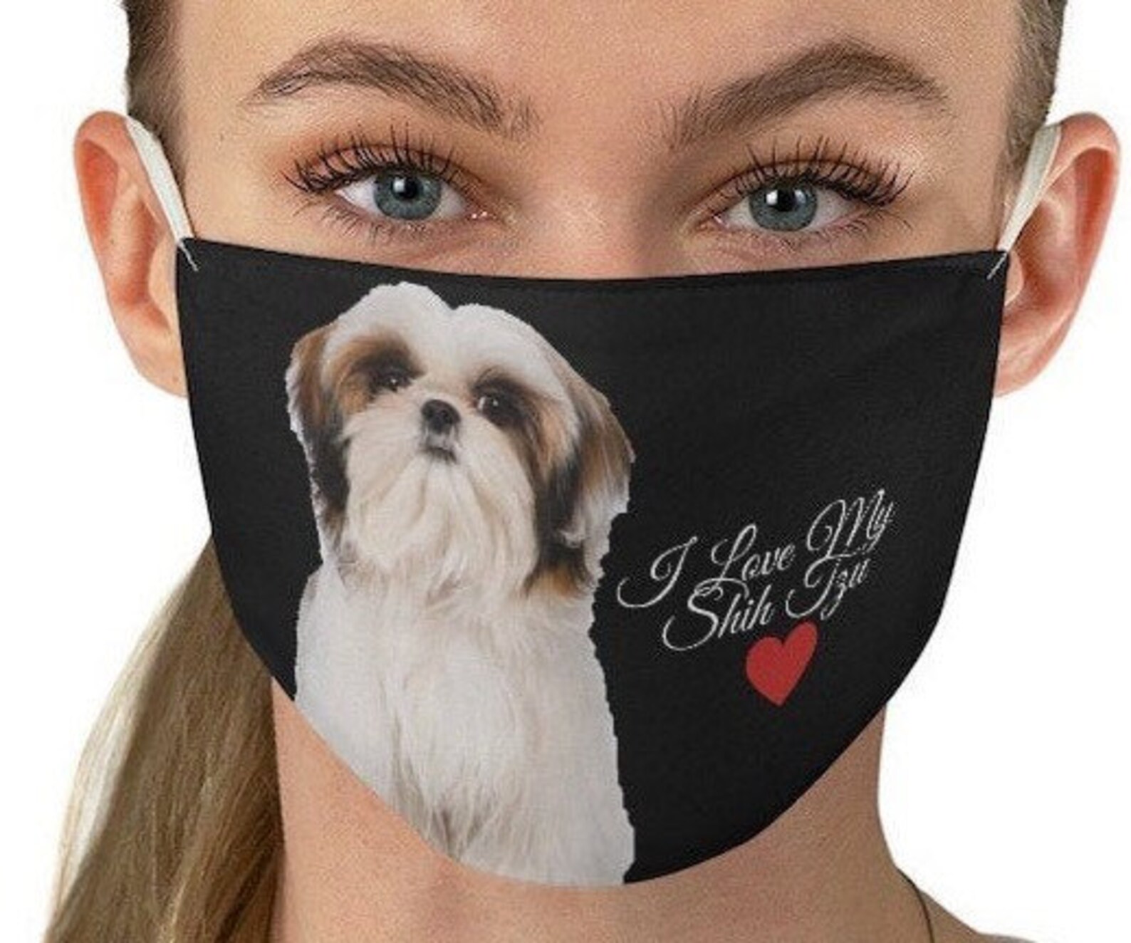Shih Tzu Face Mask Shih Tzu Dog Mask Shitzu Face Mask Shih - Etsy