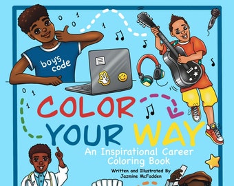 Career Coloring Book - Etsy