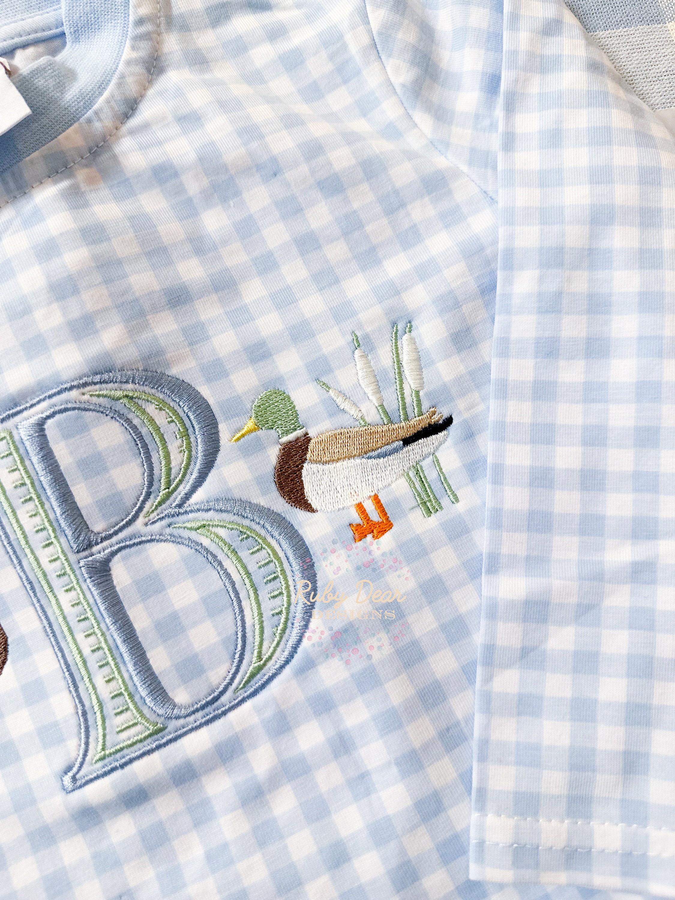 Mallard Mini With Reeds Fill and Satin Stitch Machine Embroidery Design ...