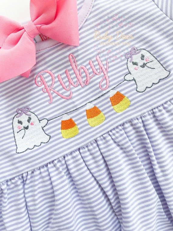 Ghost Girl Swag Machine Embroidery Design - Etsy