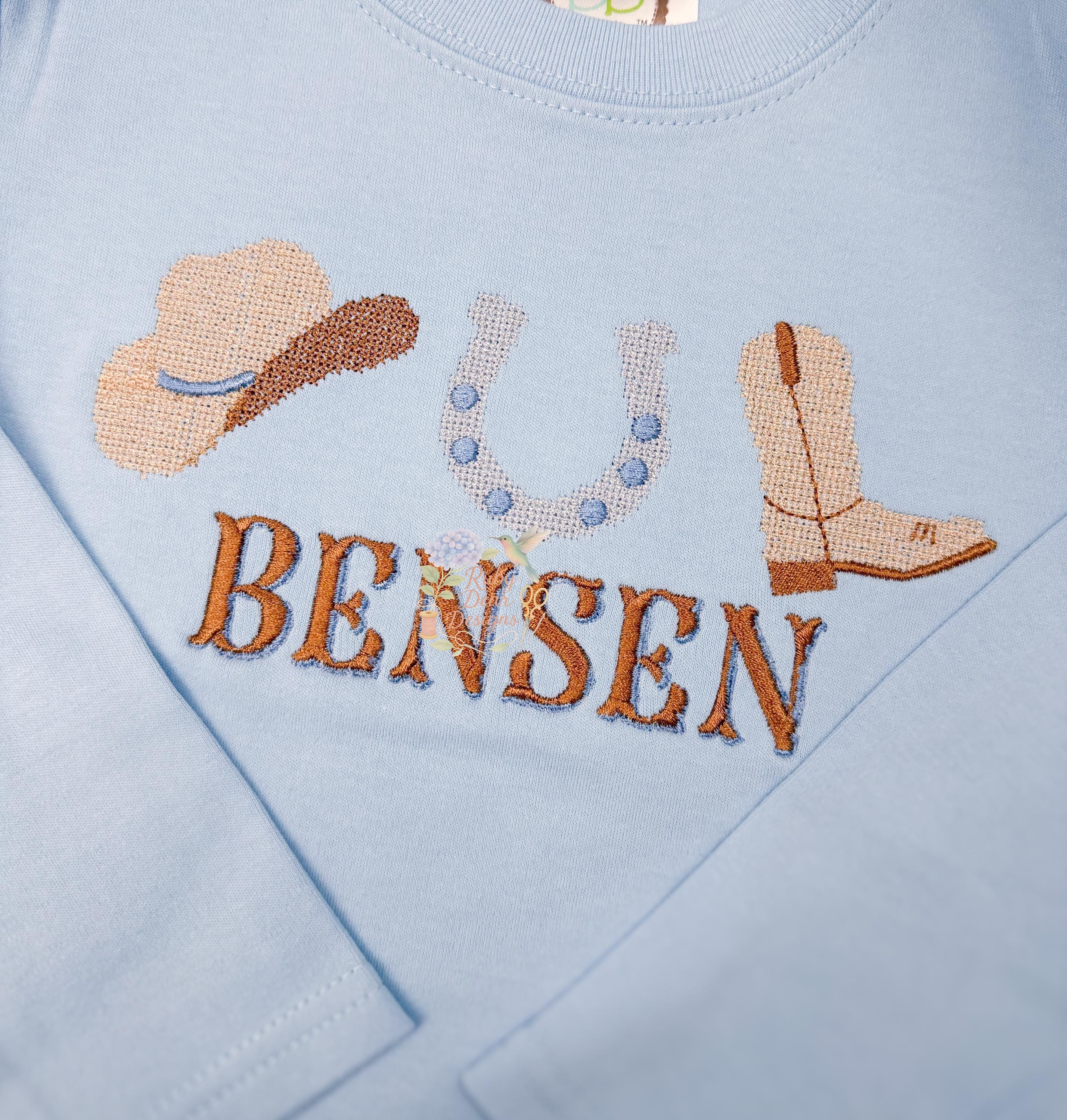 Cowboy Trio Western Cross Stitch Machine Embroidery Design - Etsy