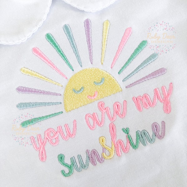 Embroidery Design Sun - Etsy