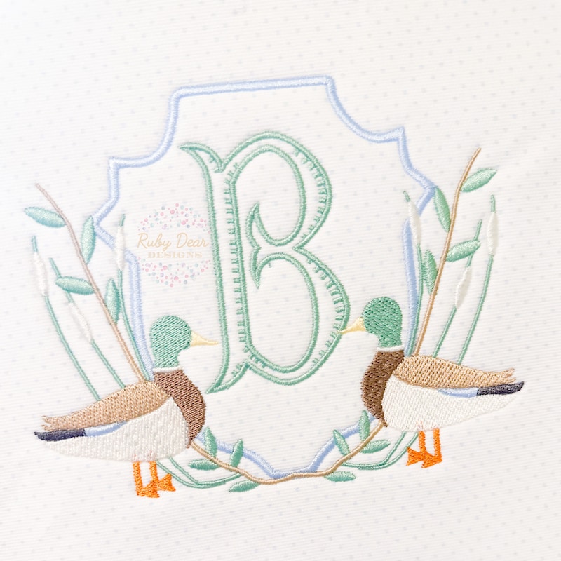 Mallard Embroidery Design - Etsy