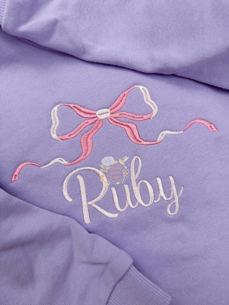 Ribbon Heirloom Bow Satin Stitch Machine Embroidery Design - Etsy UK