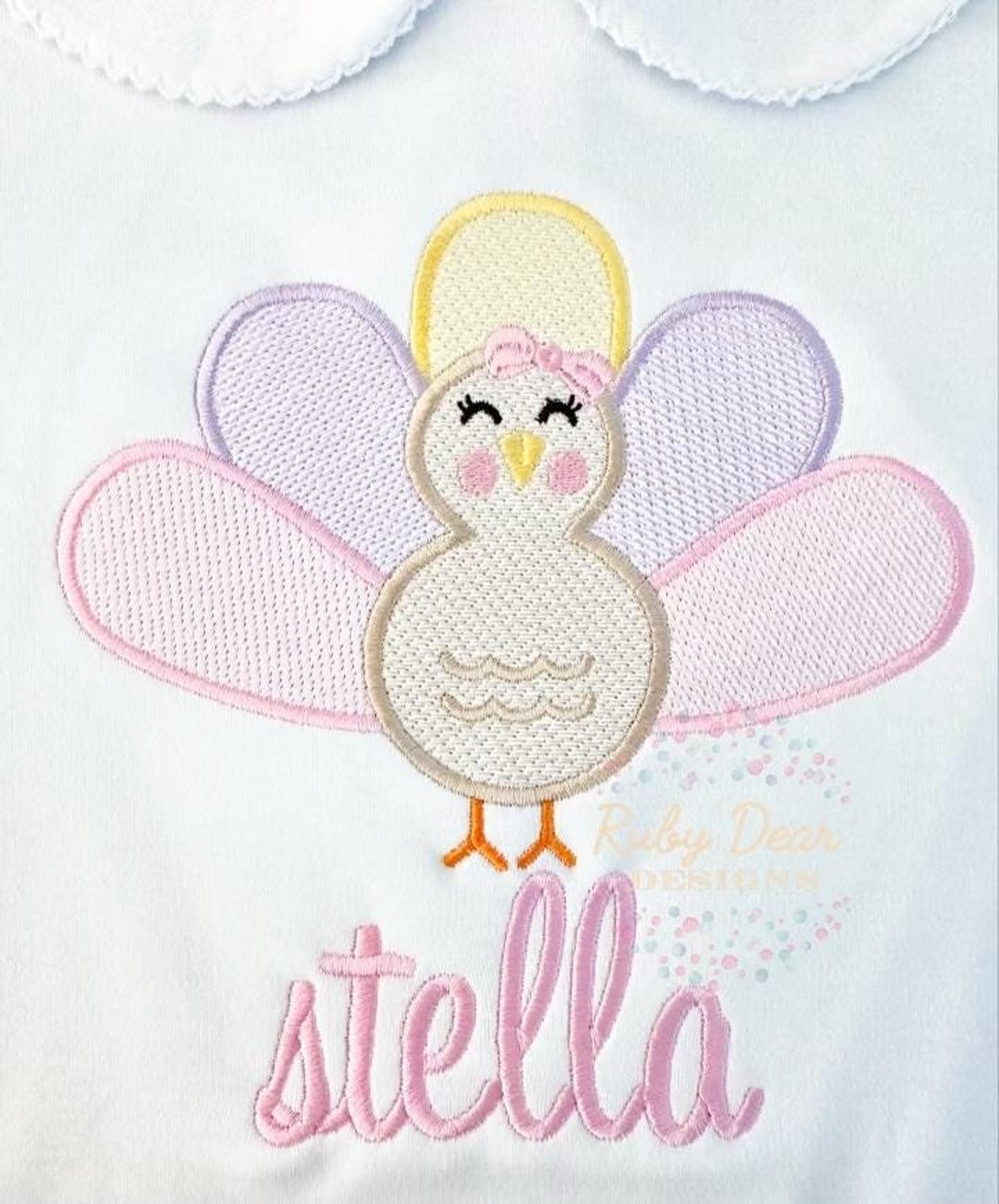 Turkey Girl Sketch With Satin Outline Stitch Machine Embroidery Design ...