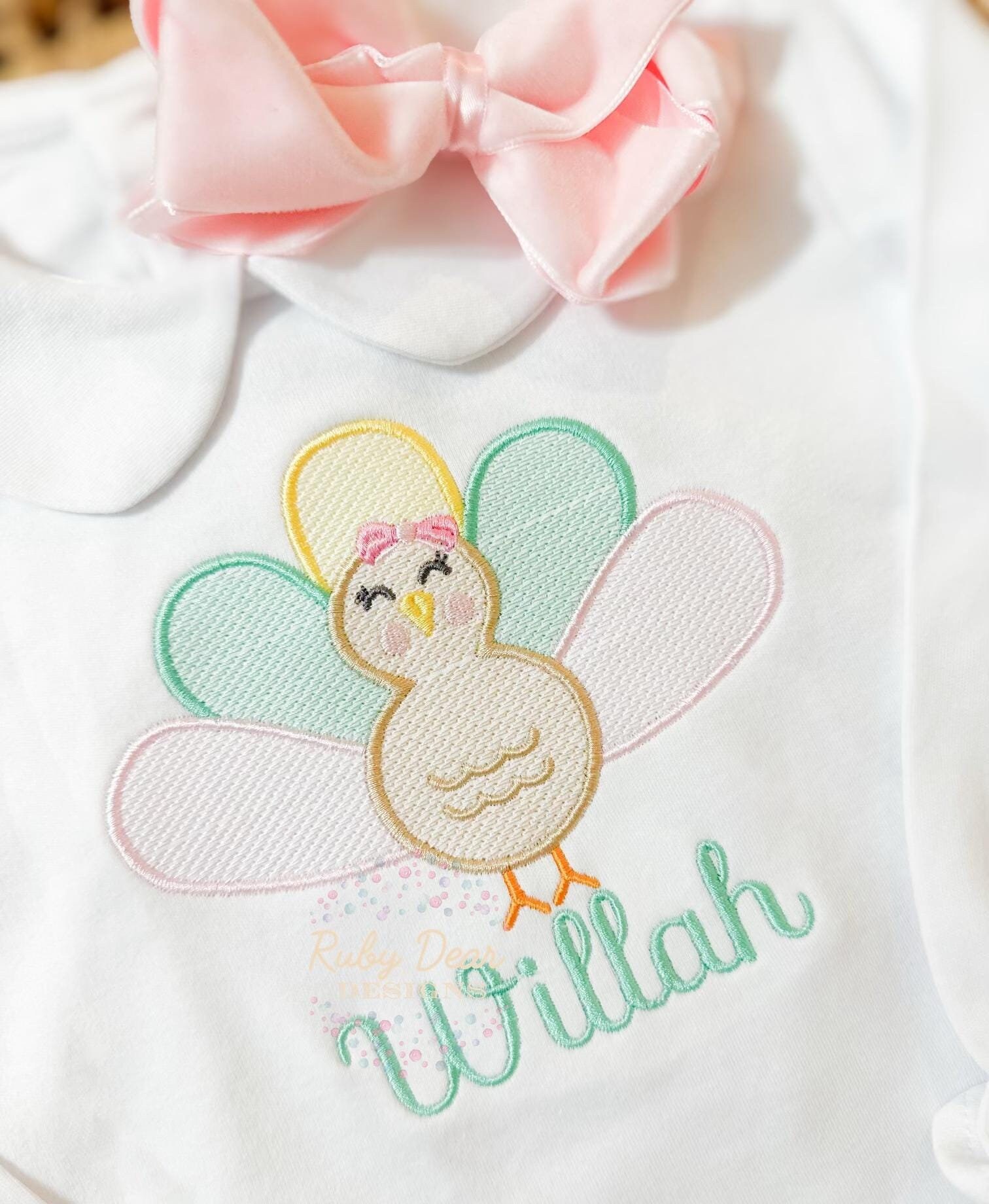 Turkey Girl Sketch With Satin Outline Stitch Machine Embroidery Design ...