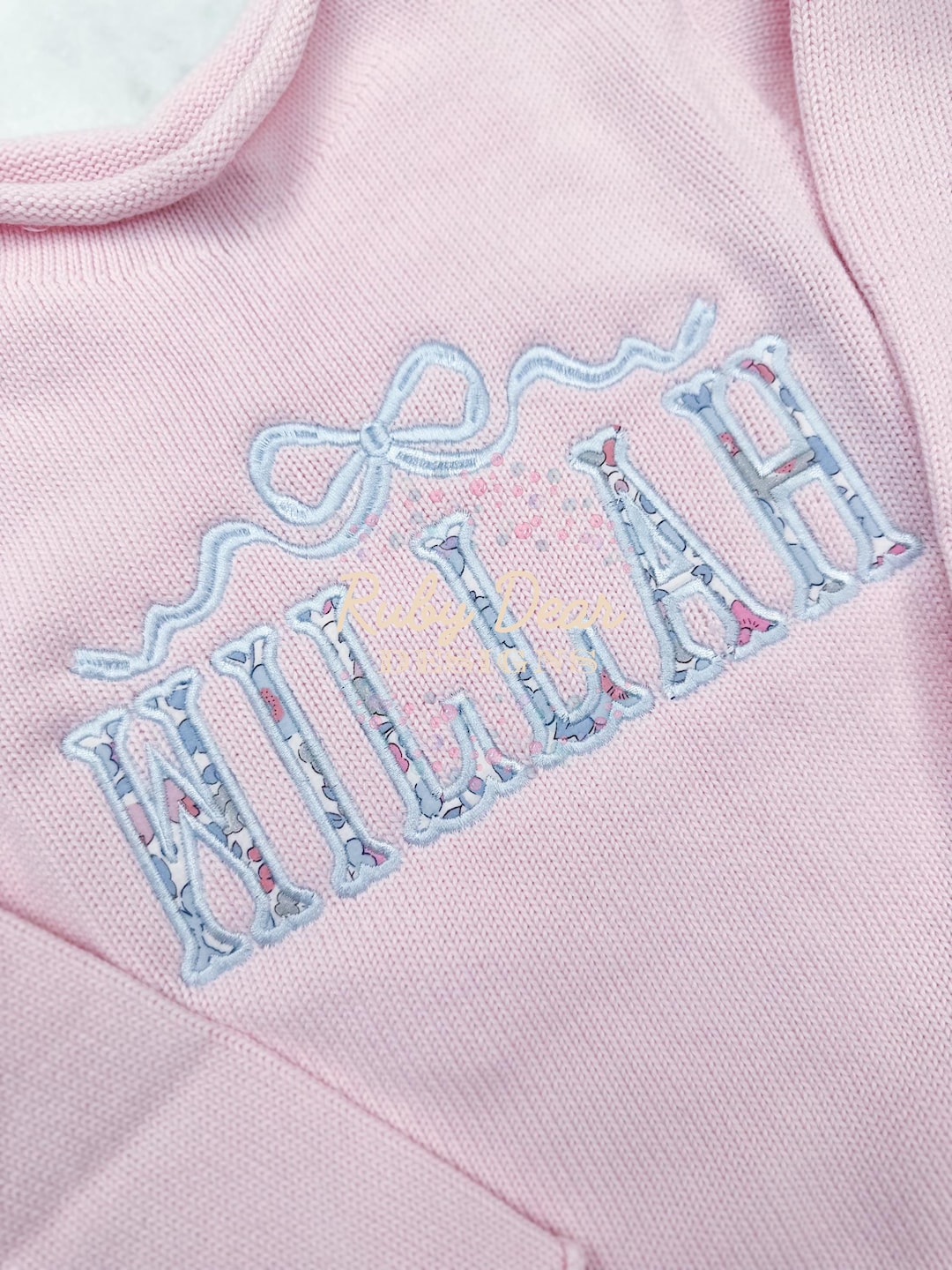 Flowy Long Bow Satin Stitch Heirloom Machine Embroidery Design - Etsy