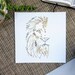 Lion of Judah Word Art Print--8"x8"--christian Wall Art--scripture ...
