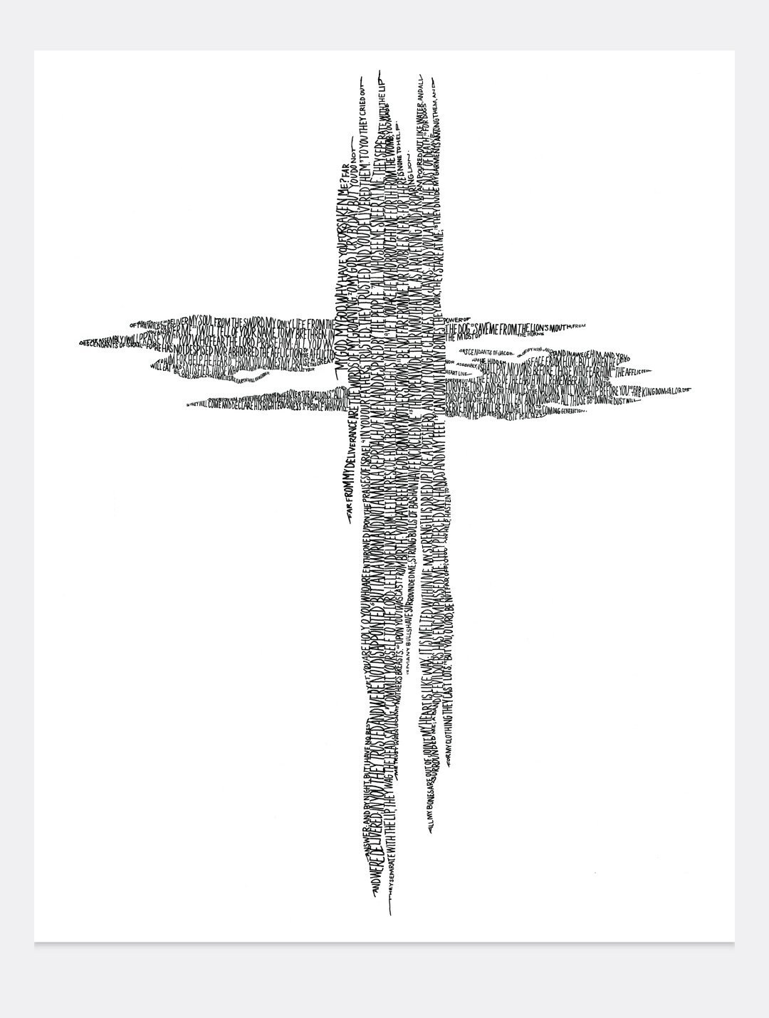 Psalm 22 METAL Print – Bible Verse Word Art, Christian Scripture - Etsy