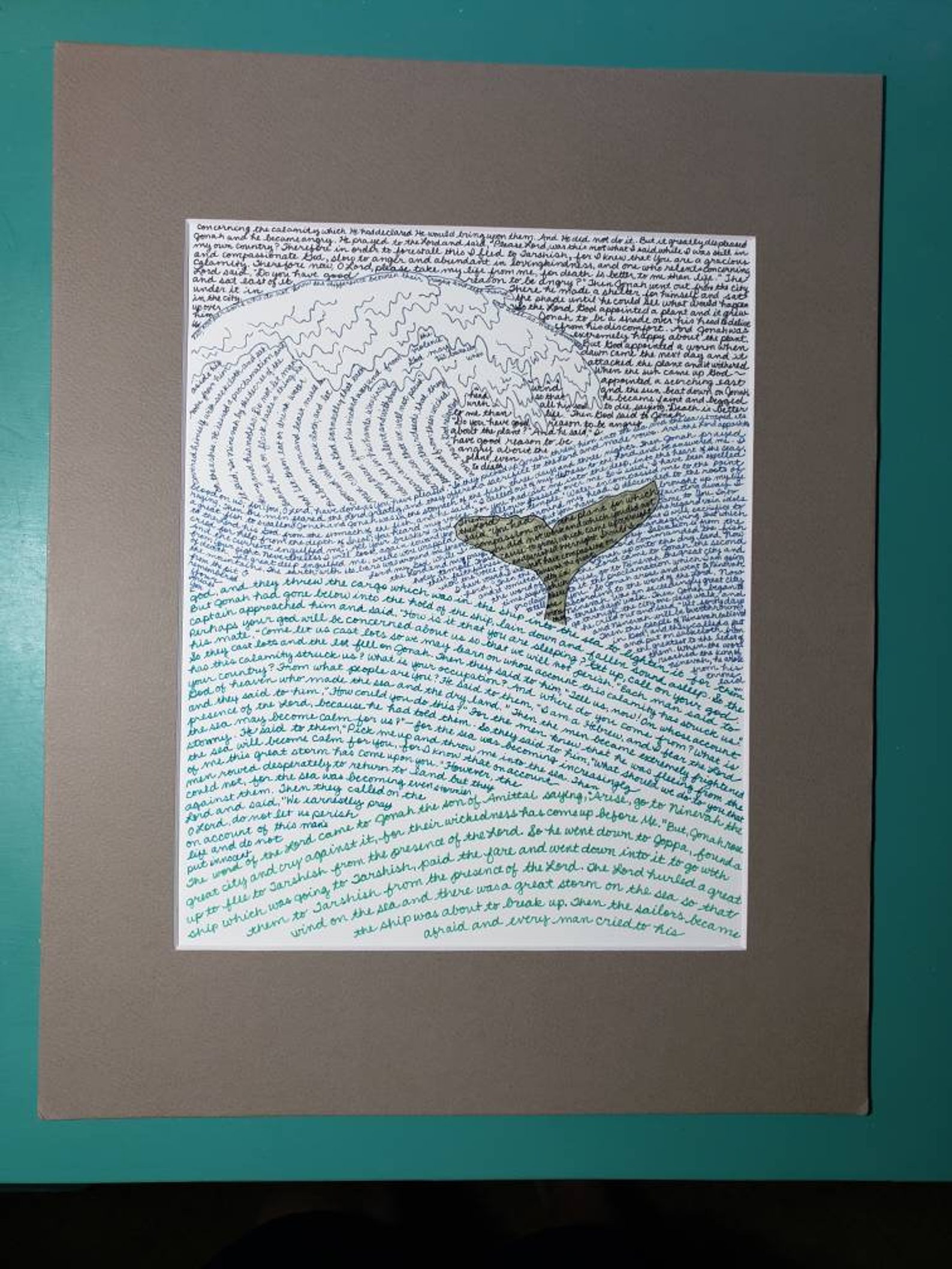The Book of Jonah Word Art Print - Etsy