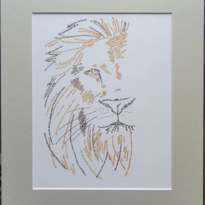 Lion of Judah Word Art Print--names of God Christian Scripture Wall ...