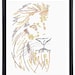 CANVAS PRINT of Lion of Judah Word Art--names of Jesus- Character of ...