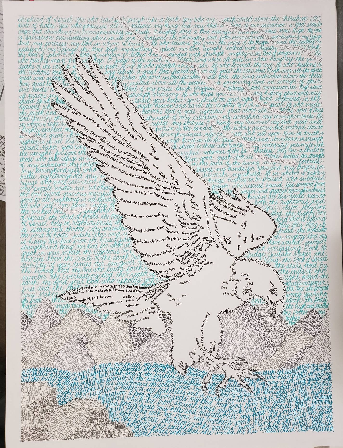 On Wings Like Eagles Word Art Print Christain Wall Hanging | Etsy